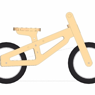 [Plan] Draisienne Bennett Balance Bike par tetart sur L'Air du Bois
