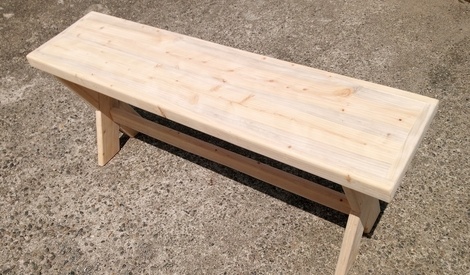 Banc rustique par Bougnasse sur L'Air du Bois