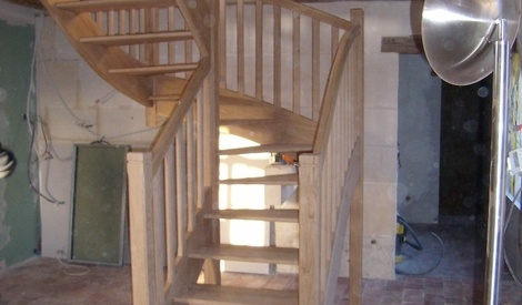 Escalier par Mathieu Montigny sur L'Air du Bois