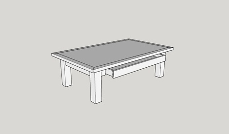 [Plan] Une table basse en frêne par EbenosWoodShop sur L'Air du Bois