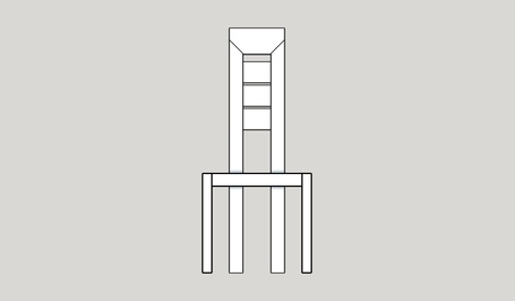 [Plan] Plan chaise contemporaine par Fabio38 sur L'Air du Bois