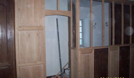 Cloison bois par Mathieu Montigny sur L'Air du Bois