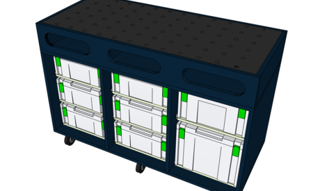 [Plan] Établi type MFT avec plateau remplaçable par Ponpon par ponpon ...