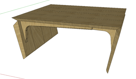 [Plan] Table basse relevable par Yougzz sur L'Air du Bois