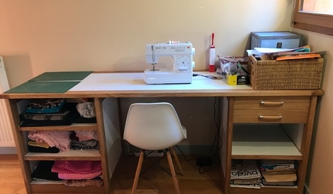 Meuble de couture par AtelierArboisien sur L'Air du Bois