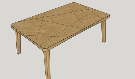 [Plan] Table basse rectangulaire par Boris Beaulant sur L'Air du Bois