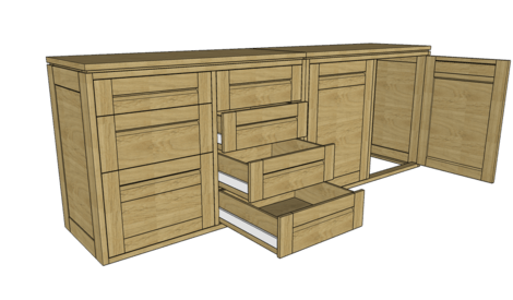 [Plan] Meuble de rangement par Jerome41 sur L'Air du Bois