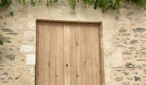 Porte de cabanon par Malou sur L'Air du Bois