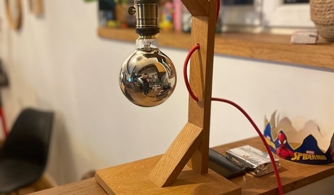 Lampe pendu par step sur L'Air du Bois