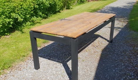 Transformation d'une porte en table par niclasse sur L'Air du Bois