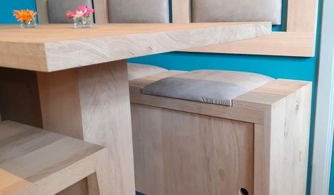 Coin cuisine table haute par BEN83 sur L'Air du Bois