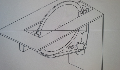 Carter pour aspiration copeaux pour lurem optal ou maxi 26 plus par ...