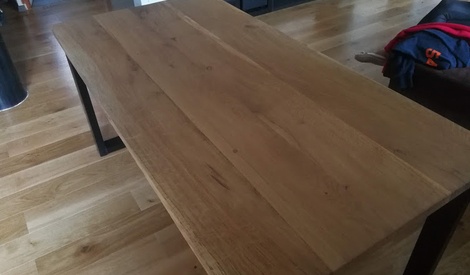 Table en chêne massif par Titigrominet sur L'Air du Bois