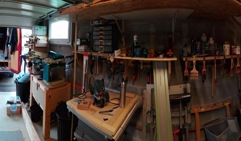 Mon atelier dans mon garage par dependancesbois sur L'Air du Bois