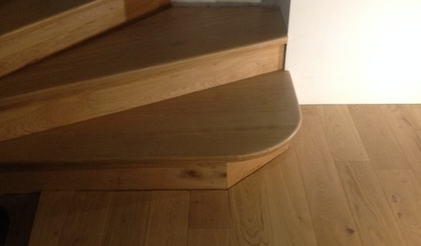 Réfection d'un escalier par Stefano sur L'Air du Bois