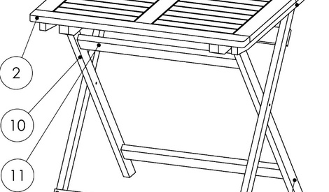 [Plan] Petite table de balcon par Netmetrique sur L'Air du Bois