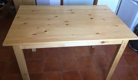 Table de cuisine par Boisjolais sur L'Air du Bois