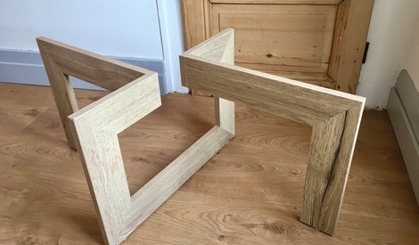 Socle table-basse par Julgrt sur L'Air du Bois