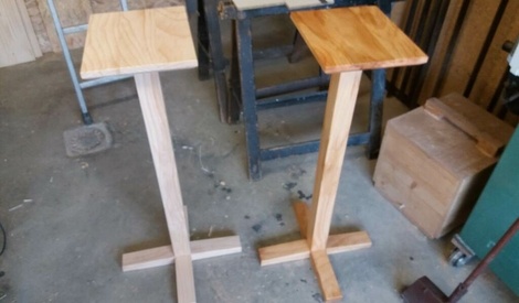 Support d'enceintes monitoring par ajbois sur L'Air du Bois