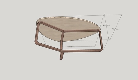 [Plan] Table basse 3 pieds par chênedinspiration sur L'Air du Bois