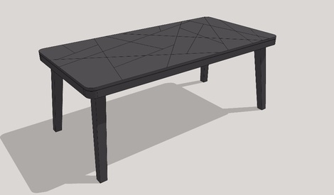 [Plan] Table basse par Boris Beaulant sur L'Air du Bois