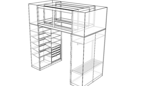 Dressing à persienne par L'Emboiserie Design sur L'Air du Bois