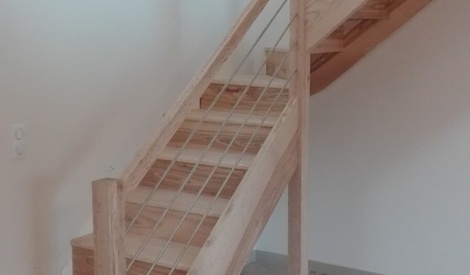 Escalier par Mathieu Montigny sur L'Air du Bois