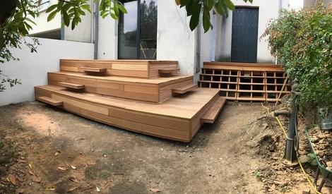 Terrasse en gradins par Adrien41 sur L'Air du Bois