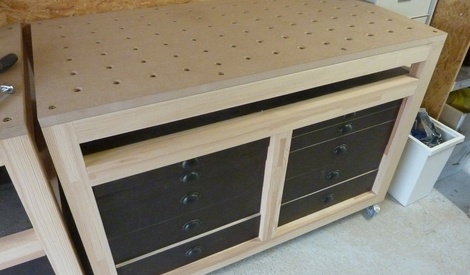 Établis type MFT et machines semi-stationnaires - defonceuse et scie ...