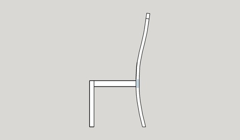 [Plan] Plan chaise contemporaine par Fabio38 sur L'Air du Bois