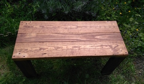 Banc rustique par Dil Gaya sur L'Air du Bois