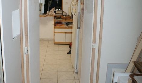 Habillage de montant de porte par lolo2465 sur L'Air du Bois