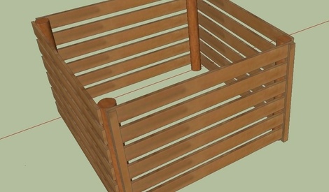 [Plan] Composteur de végétaux par Copolo sur L'Air du Bois