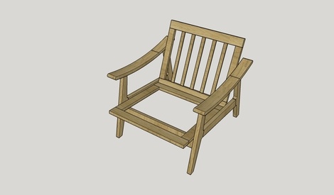 [Plan] Fauteuil danois, style scandinave par chênedinspiration sur L ...