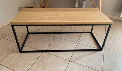 Table basse bois et métal par Christophe BoisCréations sur L'Air du Bois