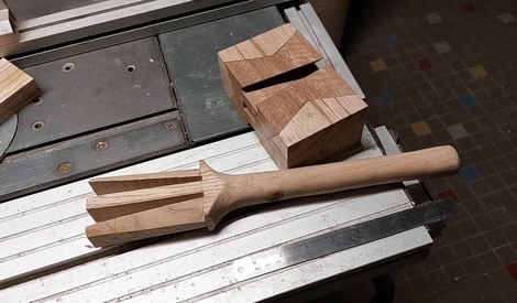 Maillet en bois par Woodfrog sur L'Air du Bois