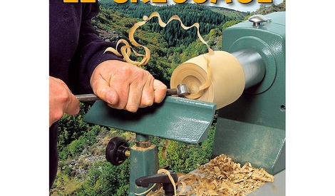 Tournage sur bois : le creusage de Philippe Bourgeat sur L'Air du Bois