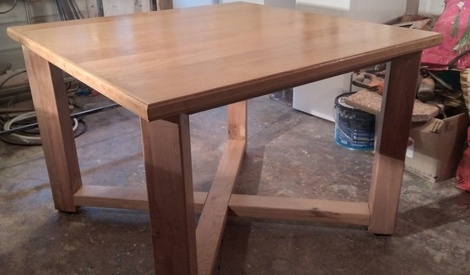 Table en chêne et merisier janv2023 par PHI sur L'Air du Bois