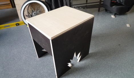 La table escamotable par Entropie sur L'Air du Bois