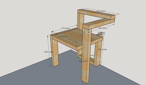 [Plan] Chaise steltman modifiée par theodoremarcus31 sur L'Air du Bois