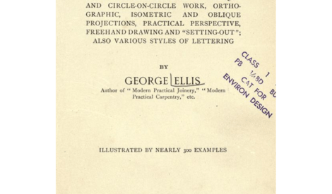 Modern technical drawing de George Ellis sur L'Air du Bois
