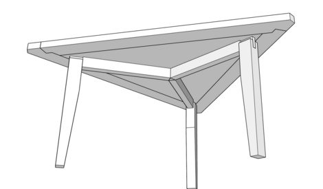 [Plan] Table basse triangulaire par irving sur L'Air du Bois