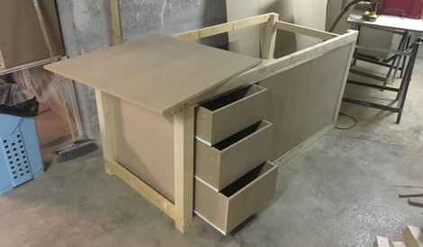 Etabli garage sur roulette par bourakdavid sur L'Air du Bois