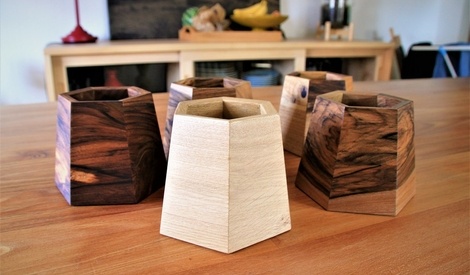 Pot à stylo par BIBI sur L'Air du Bois