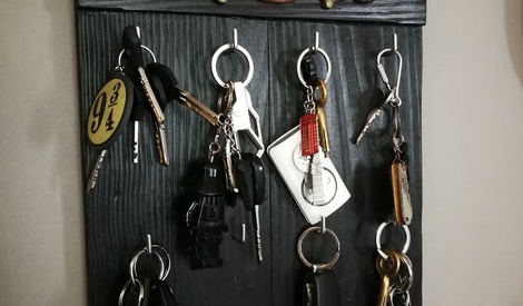 Support pour les clefs de la maison ! par WillyLeBorgne sur L'Air du Bois