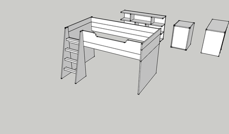 [Plan] Lit modulable par Morgan sur L'Air du Bois