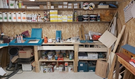 Atelier après évolution par Mathieu Montigny sur L'Air du Bois