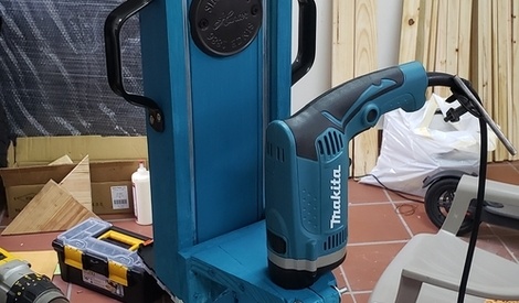 La perceuse verticale ou colonne version DIY par Regisc sur L'Air du Bois