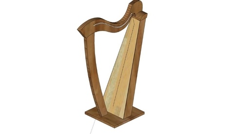 [Pas à pas] Fabrication d'une Harpe celtique 34 cordes par Thierry ...