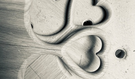 Planches à découper « cœur de chêne » par Jeffpat sur L'Air du Bois